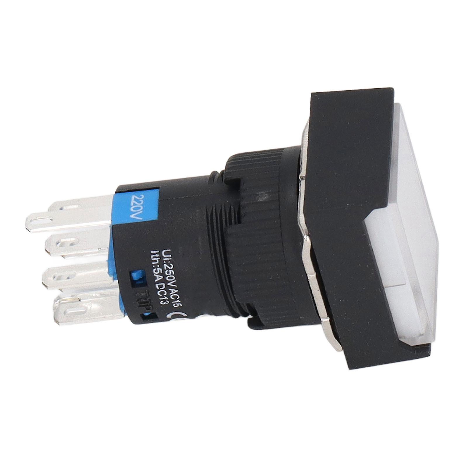 25PCS Micro Button Switch with Light Self Locking Push Switch for ...