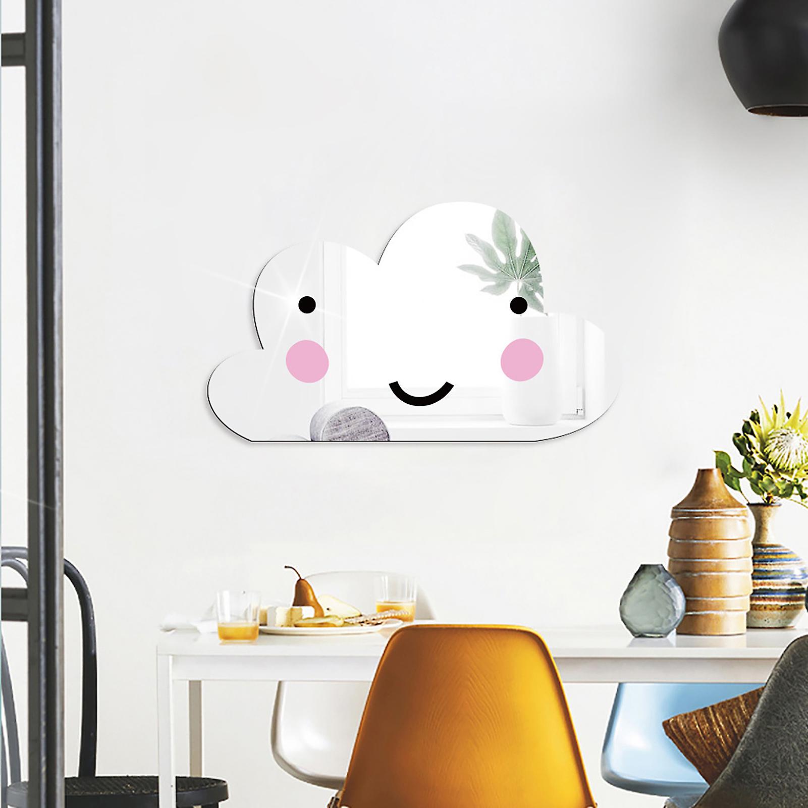 Mirror Stickers Nordic Style Decorative Animal Cartoon Print Nordic 3D ...