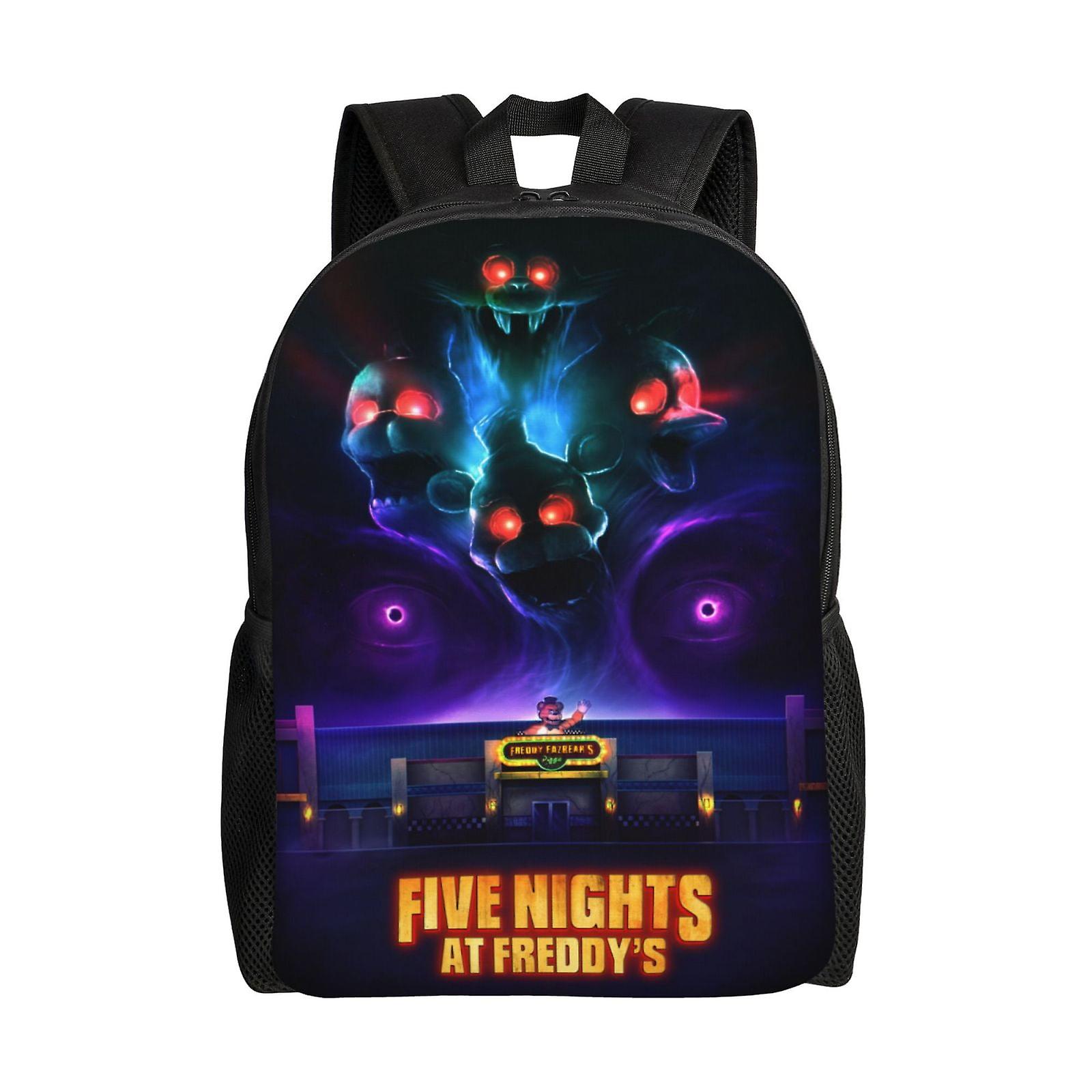 FNAF Five Night At Freddy Backpack Water Resistant College School Bags ...