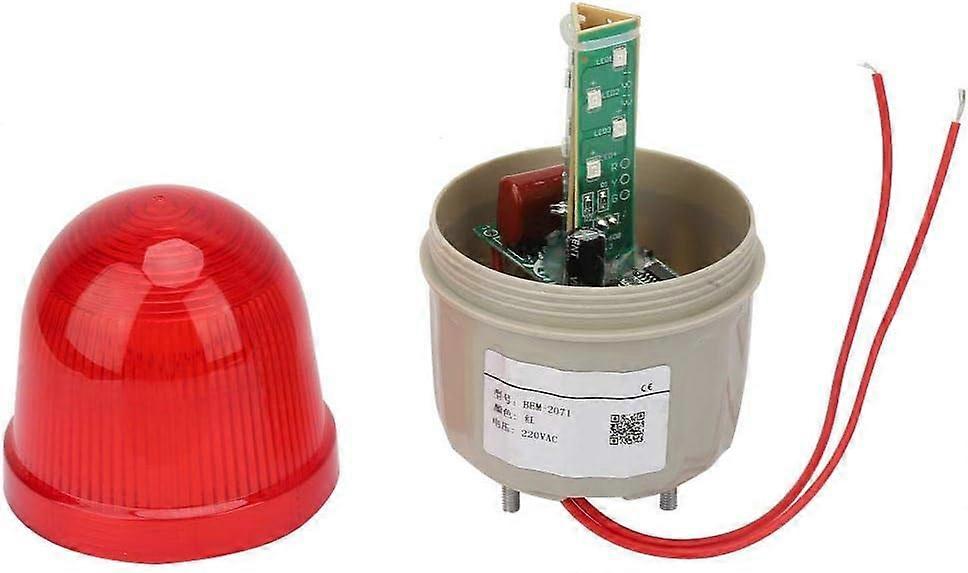 LED Strobe Signal Light 220V AC/3W, LED Flashing Beacon Alarm Warning ...