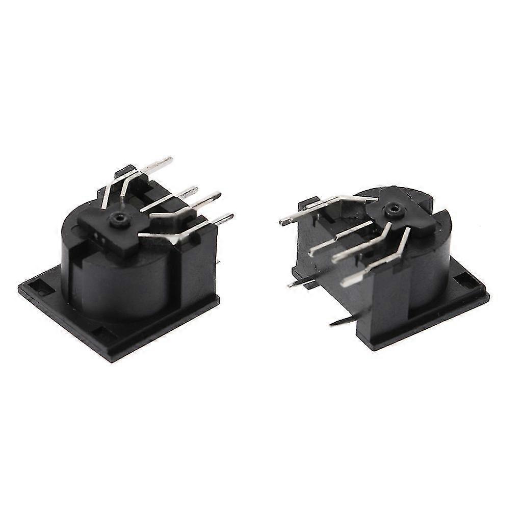 10 Pcs/set Pcb Panel Mount Female Connector Din5 Din 5-pin Jack Ds-5-01 ...