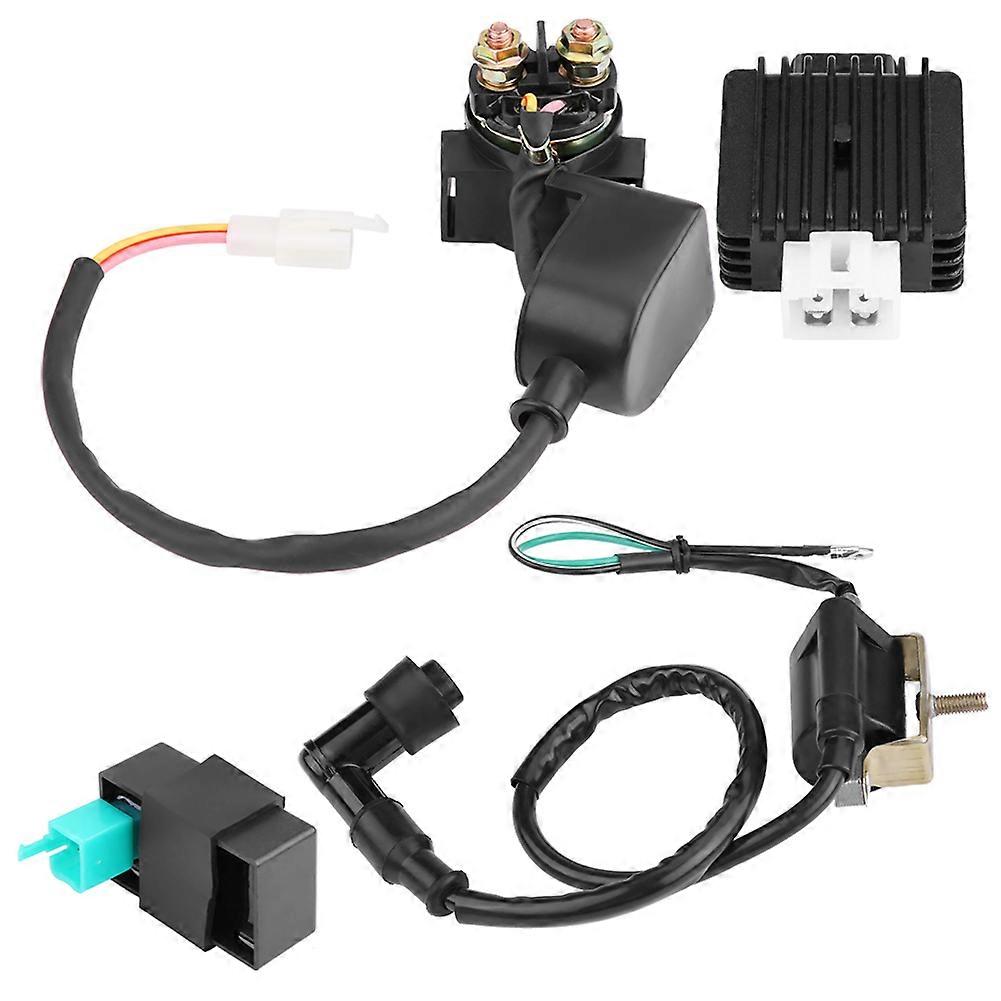 Regulator Rectifier Starter Relay Ignition Coil CDI Box for 50cc 70cc ...