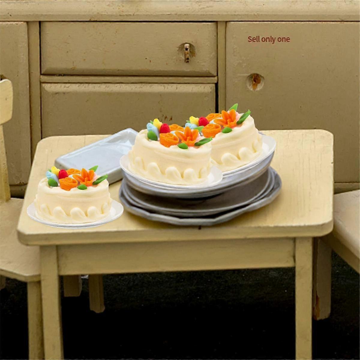 Tiny Food Mini Fake Cake Artificial Cupcake Model Vintage Decor Cake ...