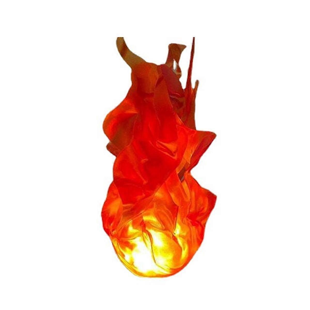 Halloween Floating Fireball Prop Flame Lamp Prop Artificial Fake Fire ...