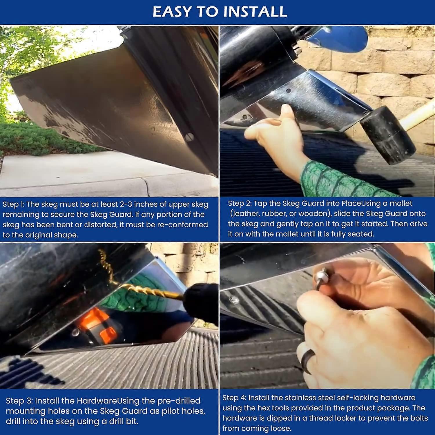 27021 Skeg Guard Protector Safe-Skeg for Mercury Mercuriser Alpha 1 ...