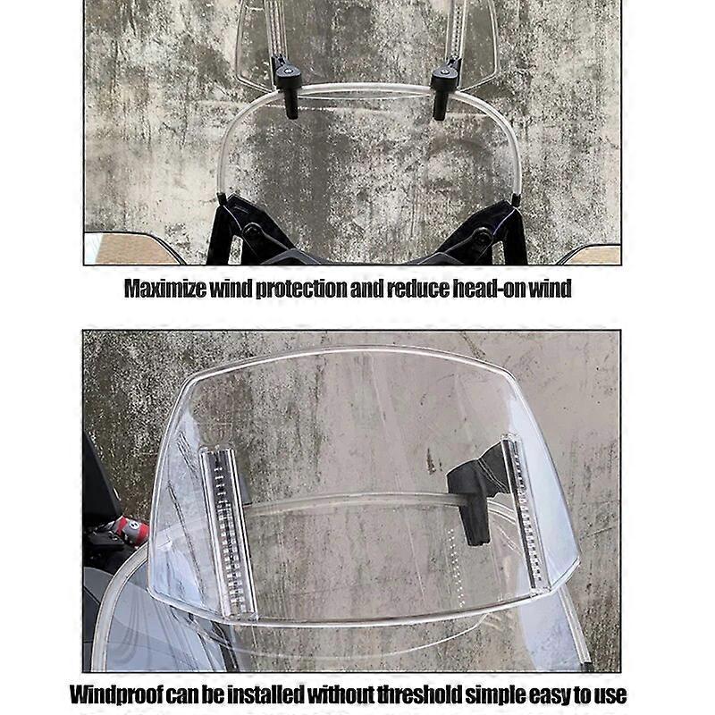 K1200GT C400X Motorcycle Universal Windshield Extension Adjustable ...