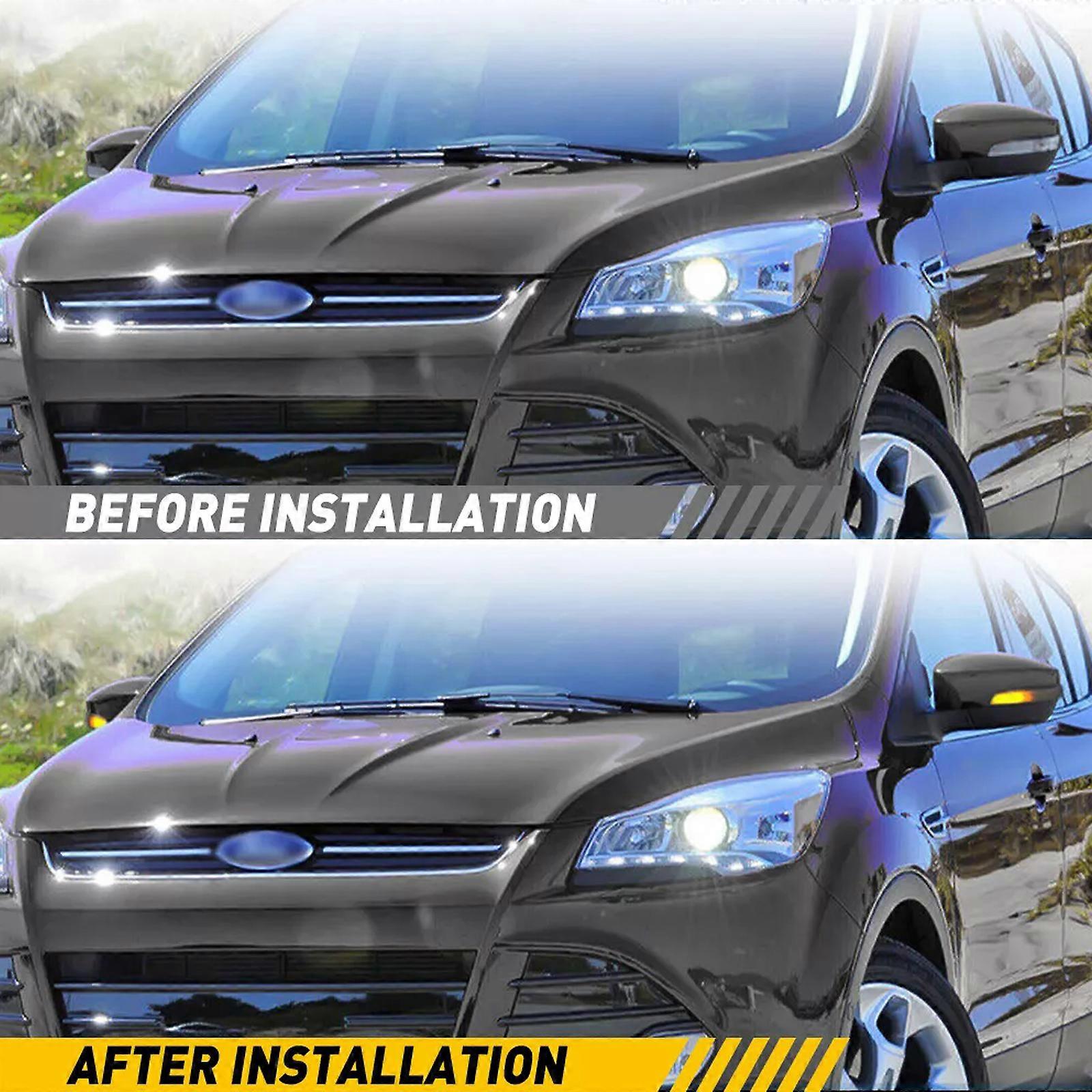 Dynamic Side Mirror Indicator Turn Signal Lights for Ford Focus 3 MK3 ...