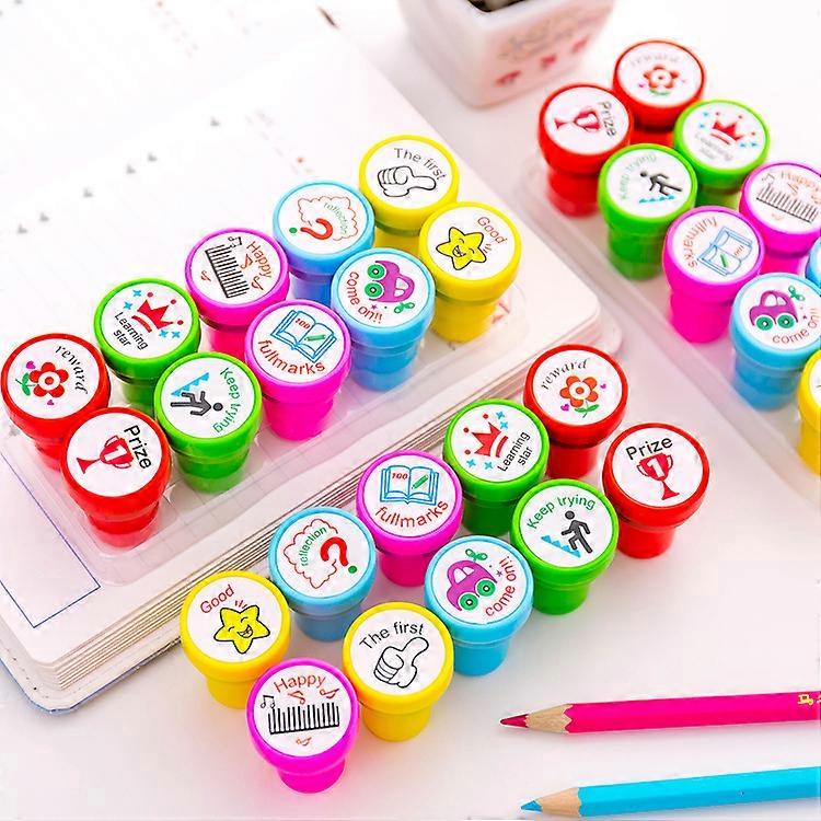 10 Teacher Stamps,Children's Colored Stamps Teacher Supplies for ...