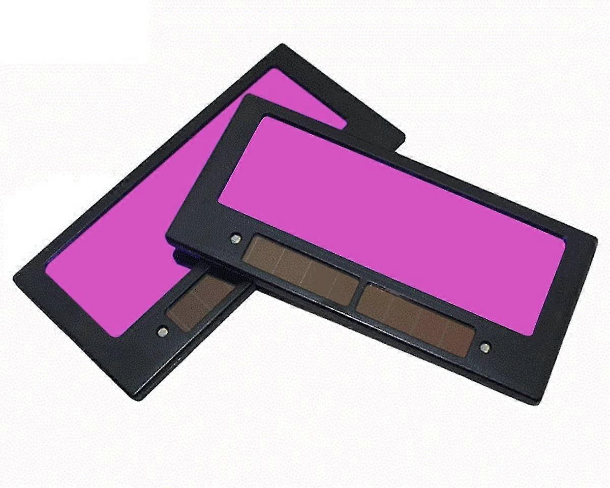 2 Pack Solar Welding Filter Lens Auto Darkening Welding Helmet Lens ...