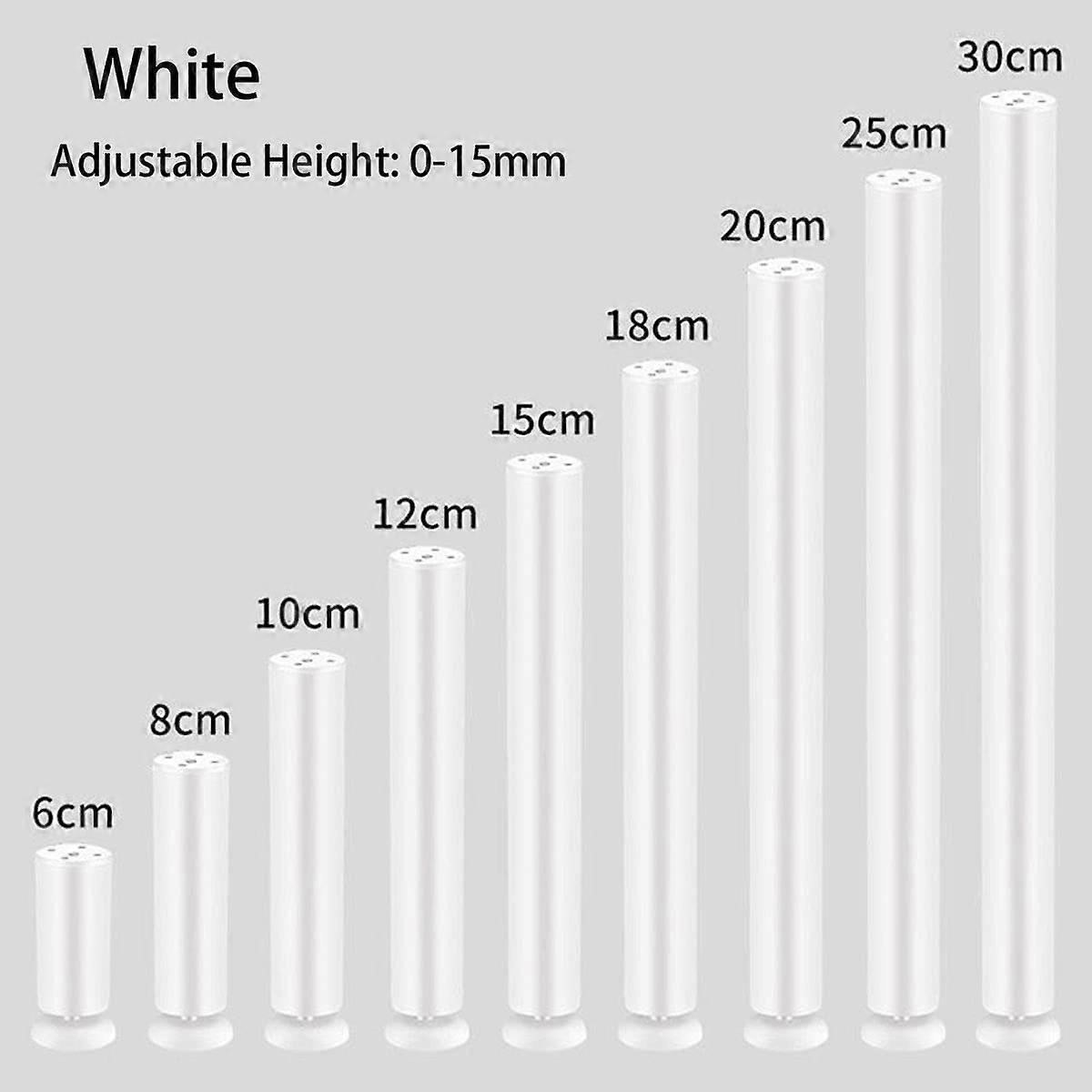 4pcs Furniture Legs thickened adjustable Stainless Steel cylindrical ...