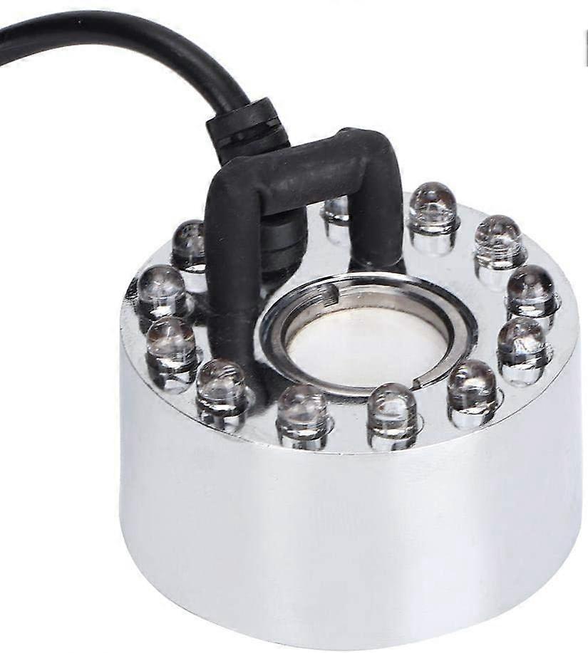 12 LED Lights Color Changing Ultrasonic Atomizer Atomizer Fountain Pool ...