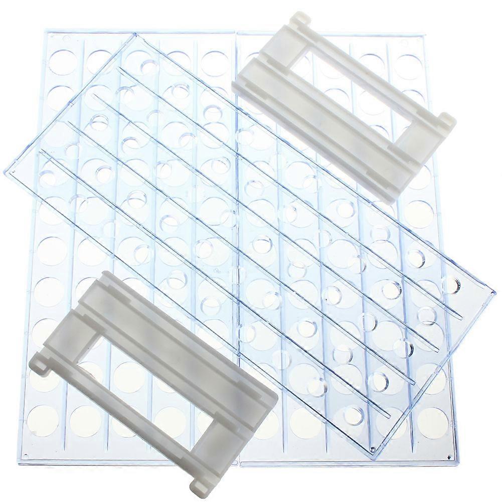 Plastic Test Tube Stand Bracket Rack for 12-13MM Test Tubes 50 Hole ...