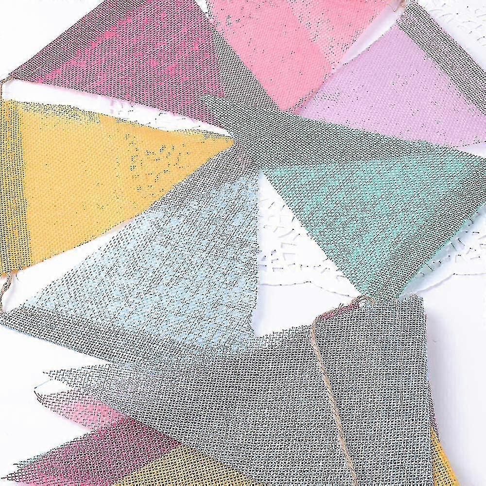 4 Pcs Bunting Pennant Banner Garland Outside Outdoor Decoration - XC ...