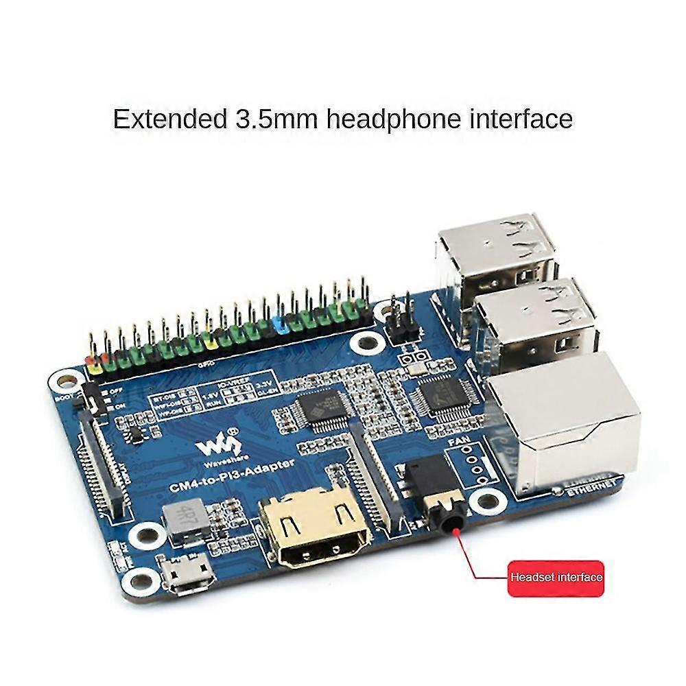 Cm4 To 3b Expansion Board For 3 Model + Motherboard Expansion Supports ...