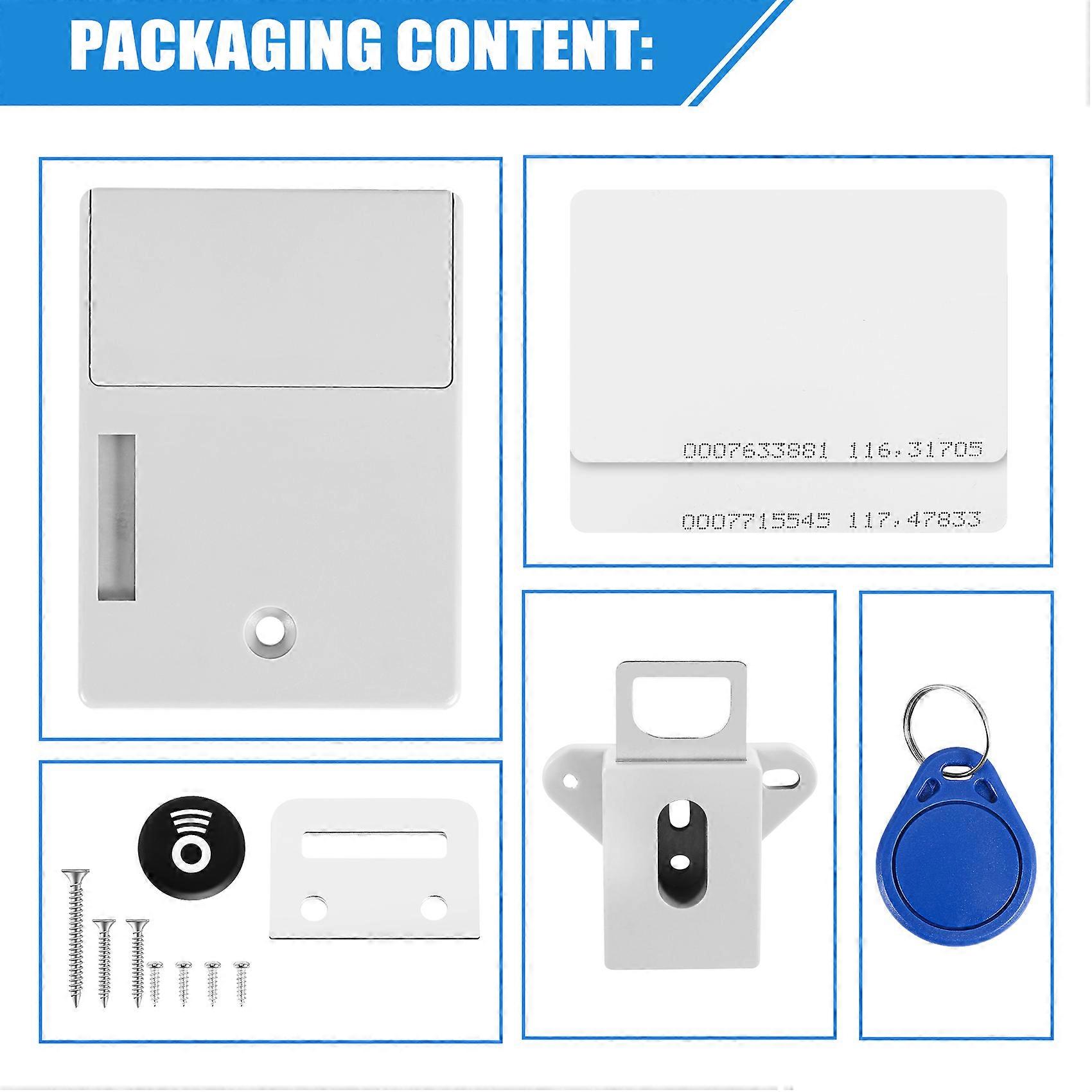 Invisible Hidden RFID Free Opening Intelligent Sensor Cabinet Lock ...