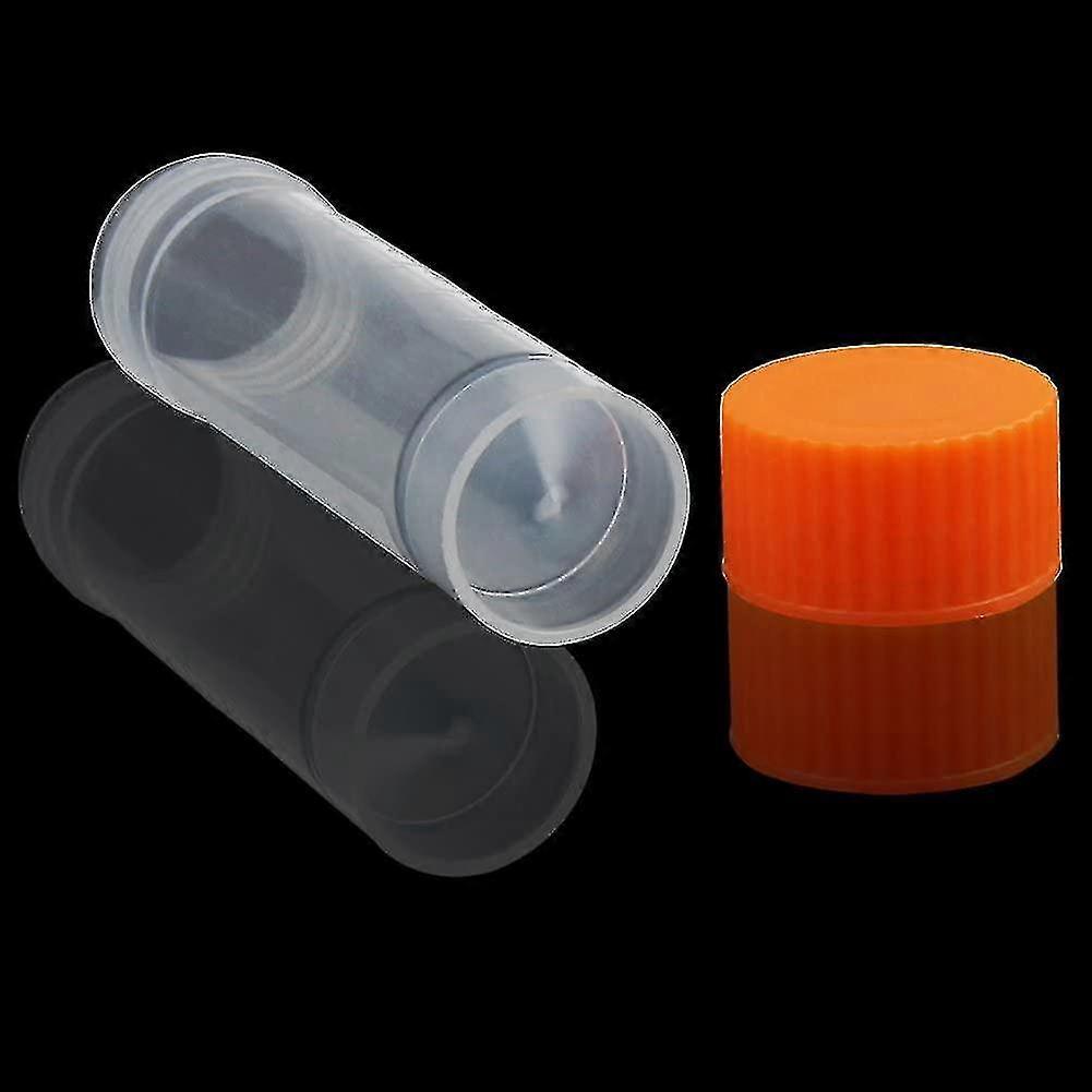200pcs Plastic Test Tubes With Screw Cap,5ml Centrifuge Test Tube ...