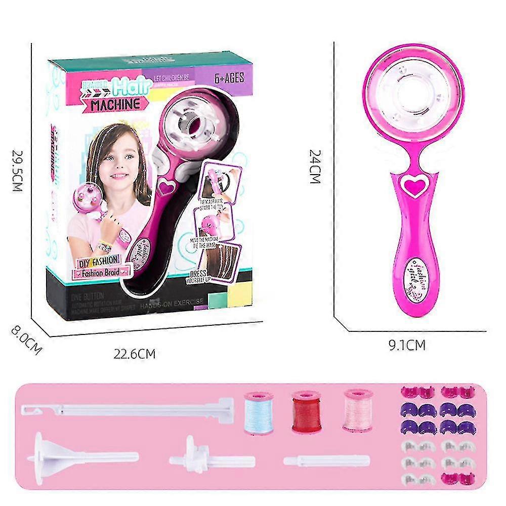 Girls Kids Automatic Hair Braider Styling Tool Diy Electric Braid ...