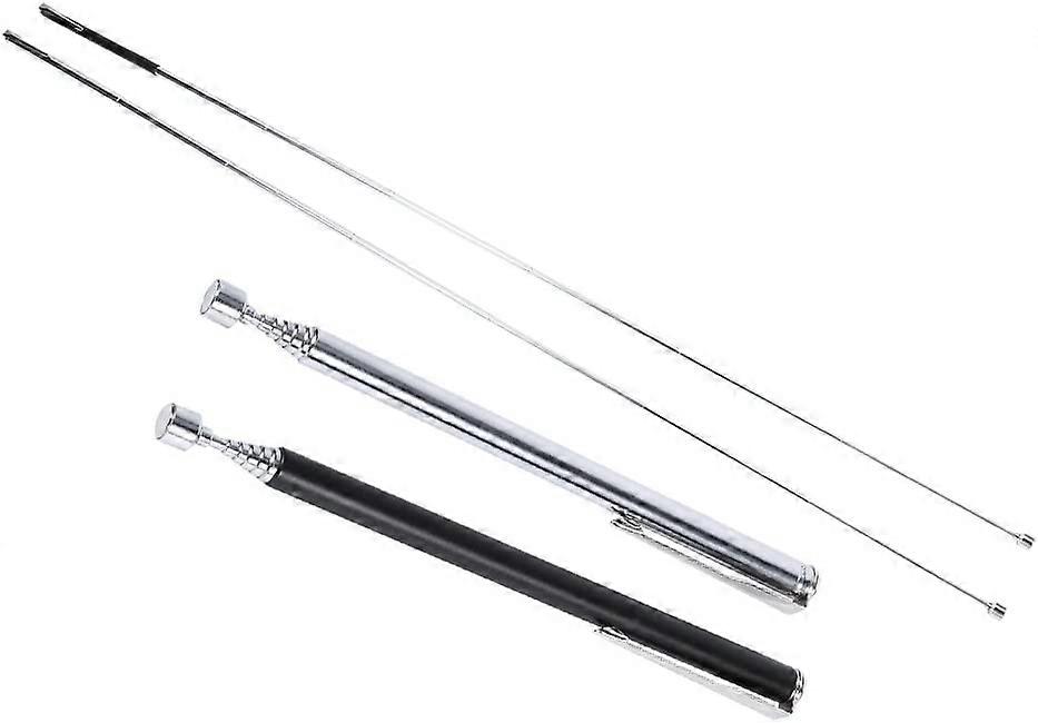 25.59 Inch Retractable Magnetic Pickup Tool Iron Suction Bar (Silver) 1 ...