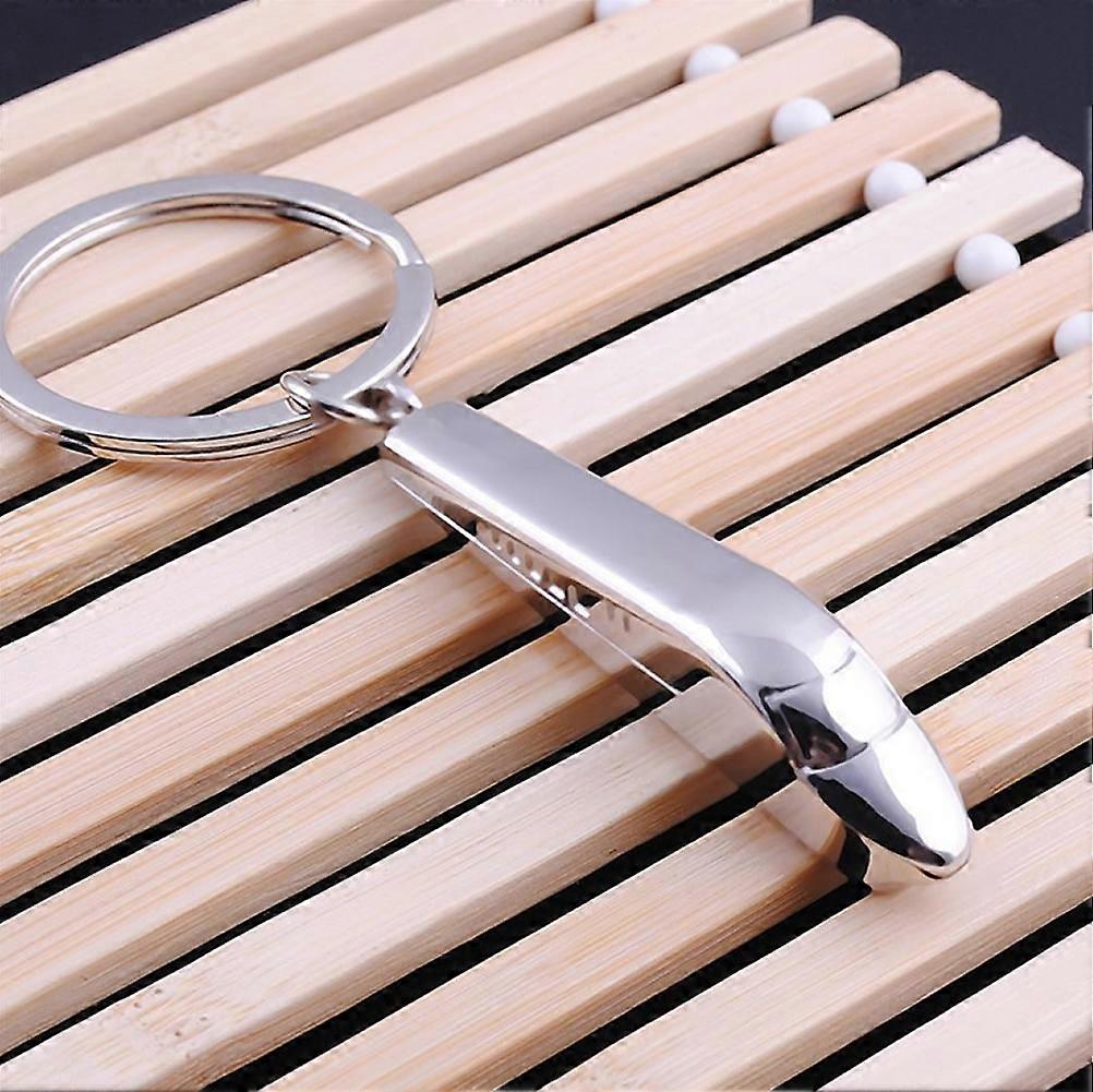 Silver Metal Keyfob 3D Car Locomotive Train for Head Keyring Keychain ...