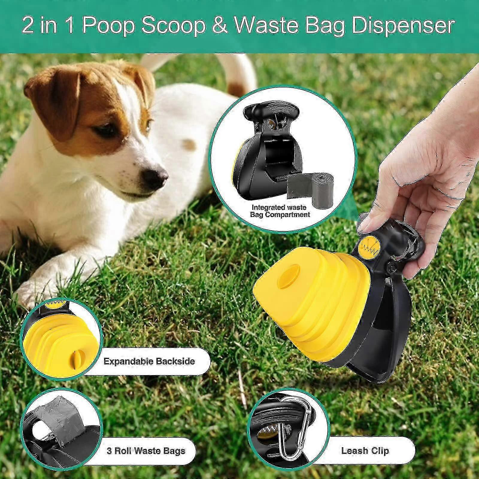 Portable Pet Toilet Waste Pickup With Bag Dispense, Sanitary Waste Pick ...