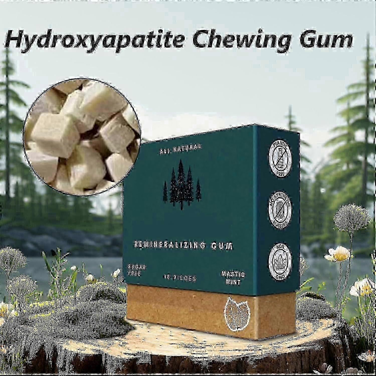36pcs Remineralizing Chewing Gum, Mastic Mint Remineralizing Chewing ...