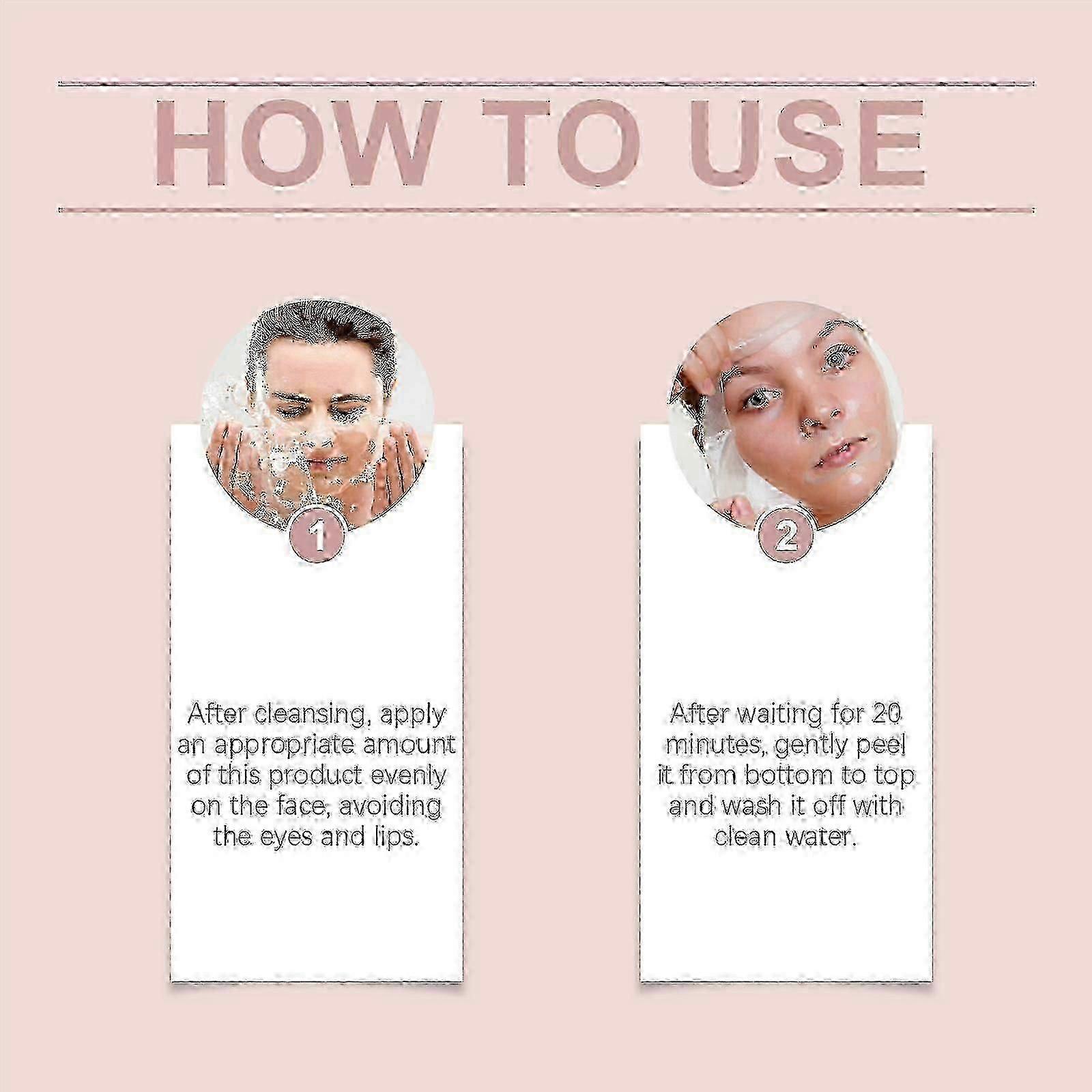 Collagen Tear Mask Gentle Exfoliating, Hydrating, Nourishing And ...