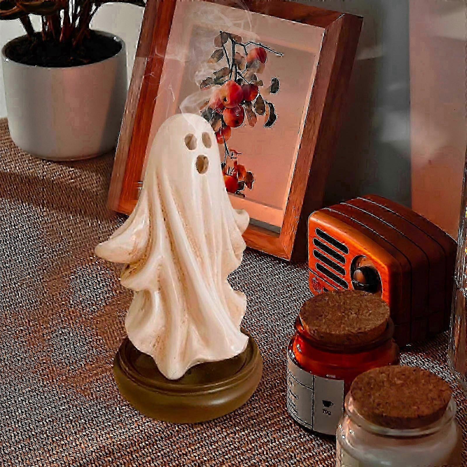 2025 Halloween Ghost Incense Table Ghost Incense Decorative Desktop ...