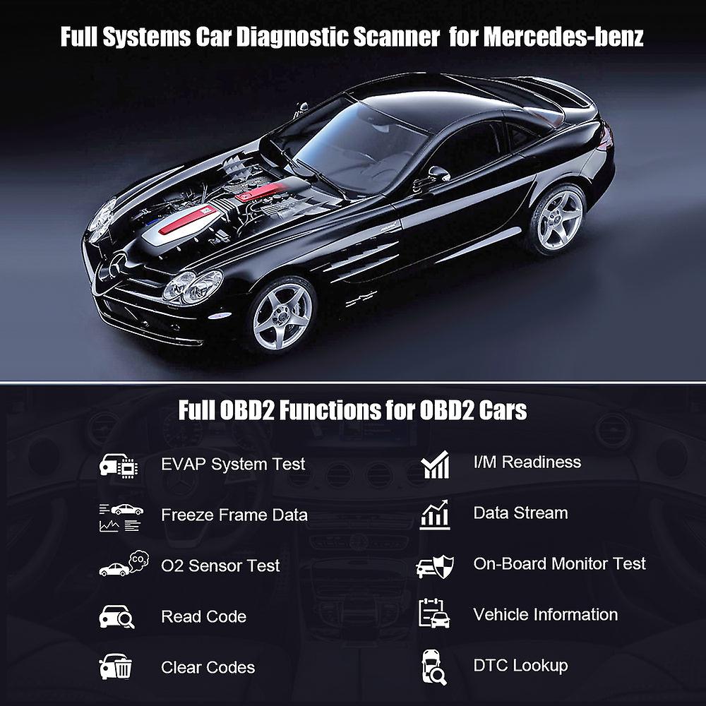 Konnwei kw360 obd2 car scanner obd 2 diagnostic tools for mercedes-benz ...