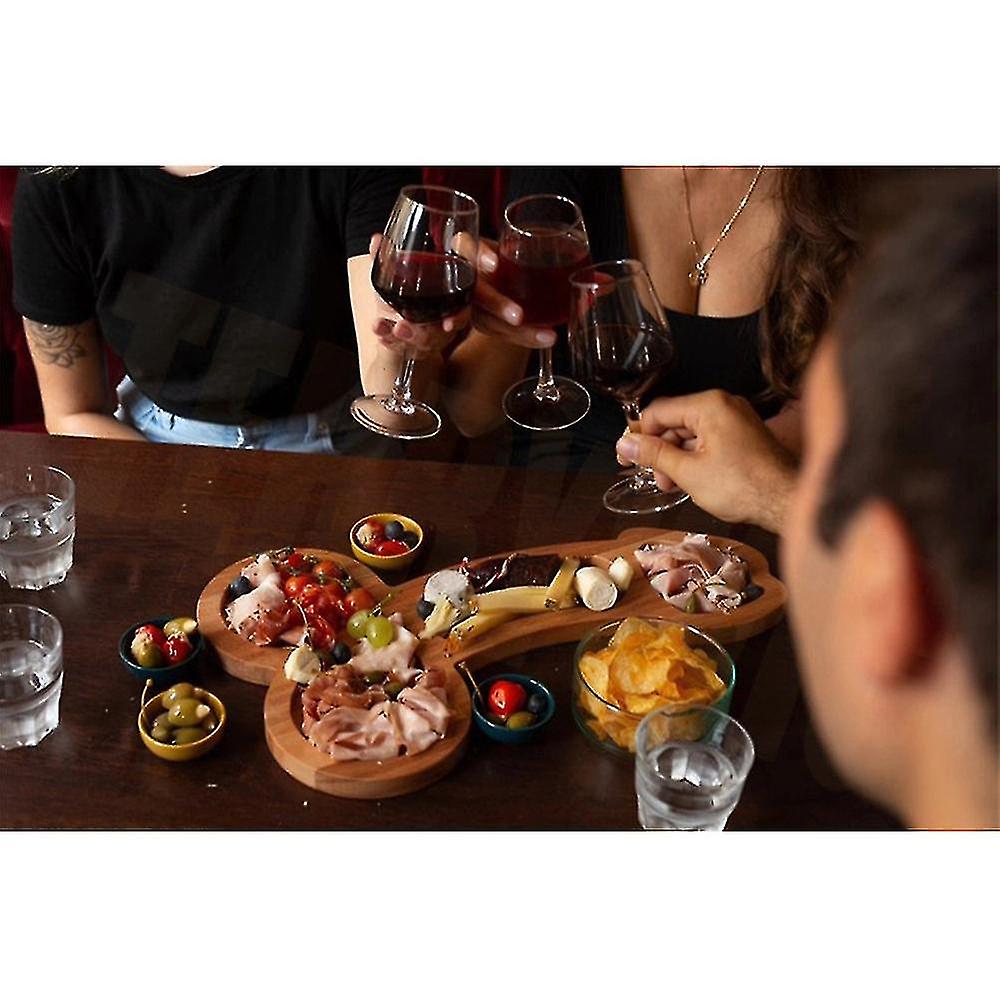 Aperitif Board Unique Wooden Cheese Food Servers Tray Charcuterie ...