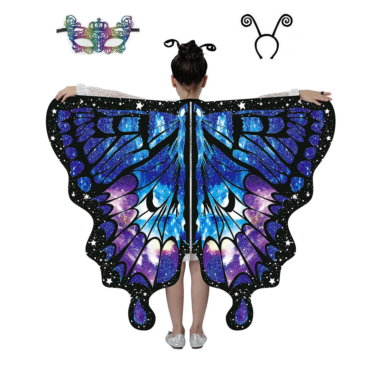 Blue Butterfly Wings Costume