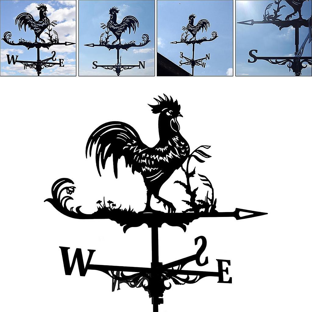 Stainless Weathervane Farm Scene Outdoor Garden Yard Roof Decoration ...