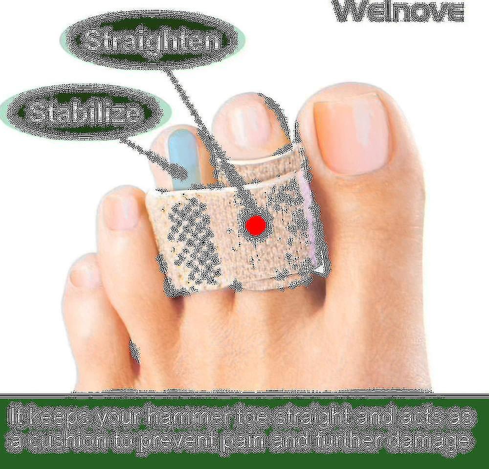 8-pack Of Hammer Toe Straighteners For Straightening Hammer Toes ...