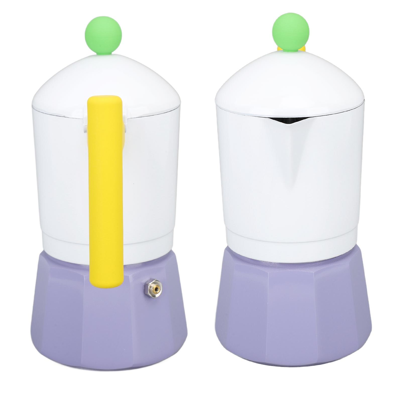 Moka Stove Coffee Maker Aluminium Alloy Italian Coffee Percolator ...