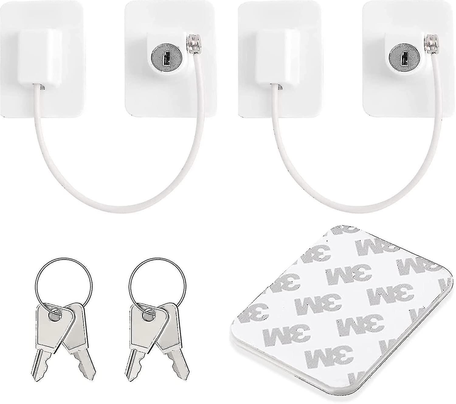 2pcs Window Restrictor Locks, Self Adhesive Upvc Child Safety Security ...