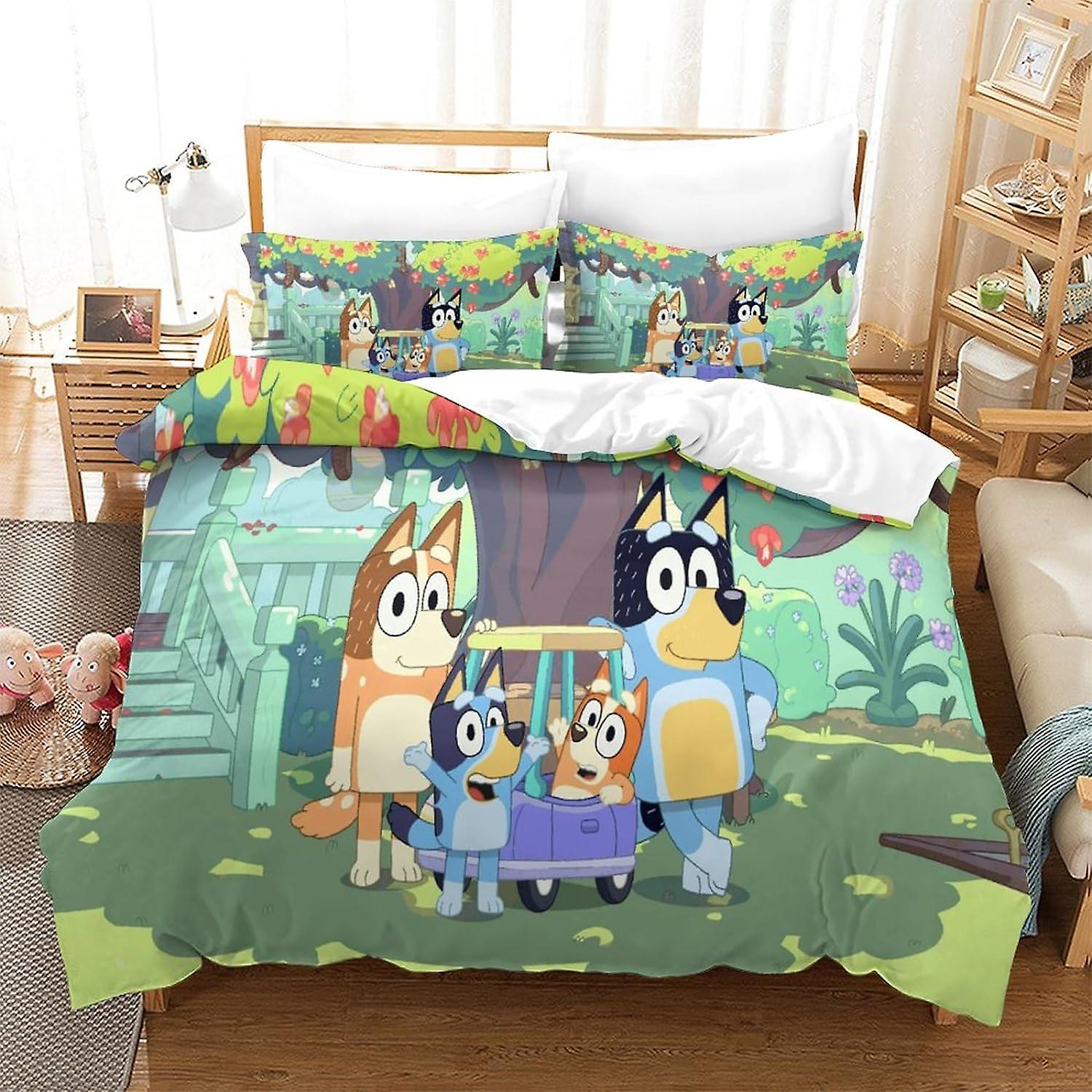 Bluey3D Effect Comforter Cover for Childrens And Adults Printed ...