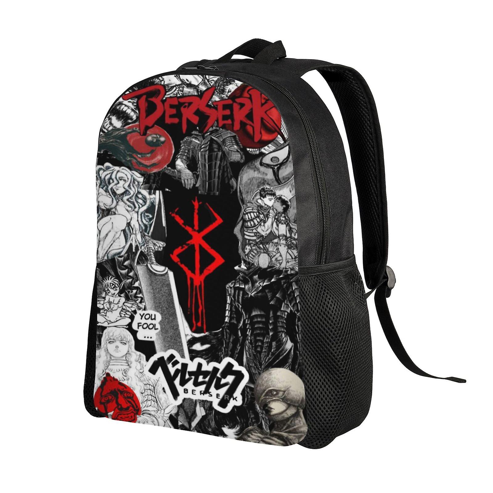 Berserk Backpack Cute Anime Large Capacity Multifunction Backpacks ...