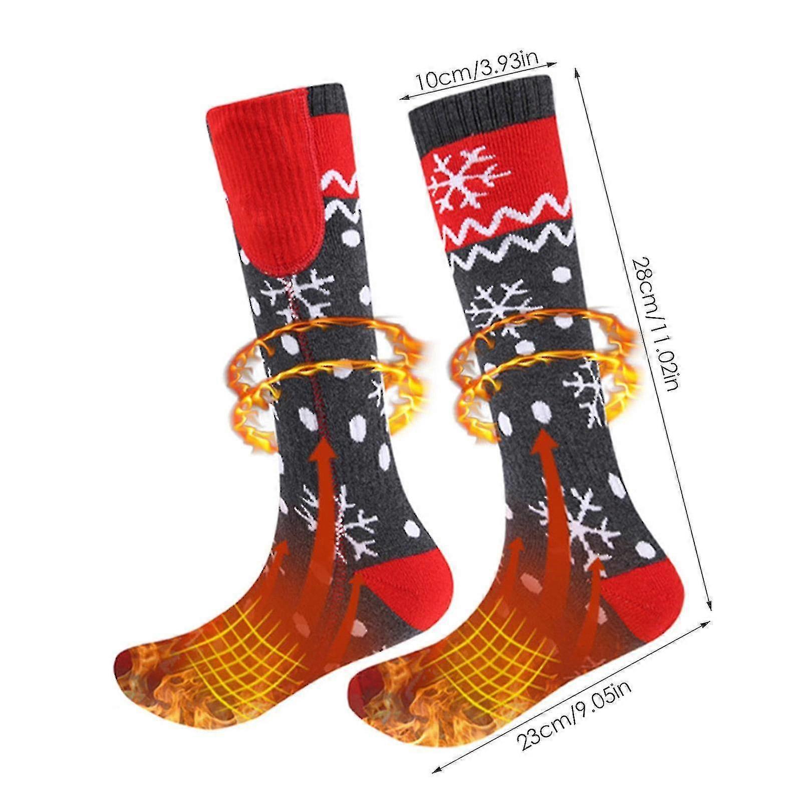 Heated Socks 5v 5000mah Electric Rechargeable App Temperature Control ...