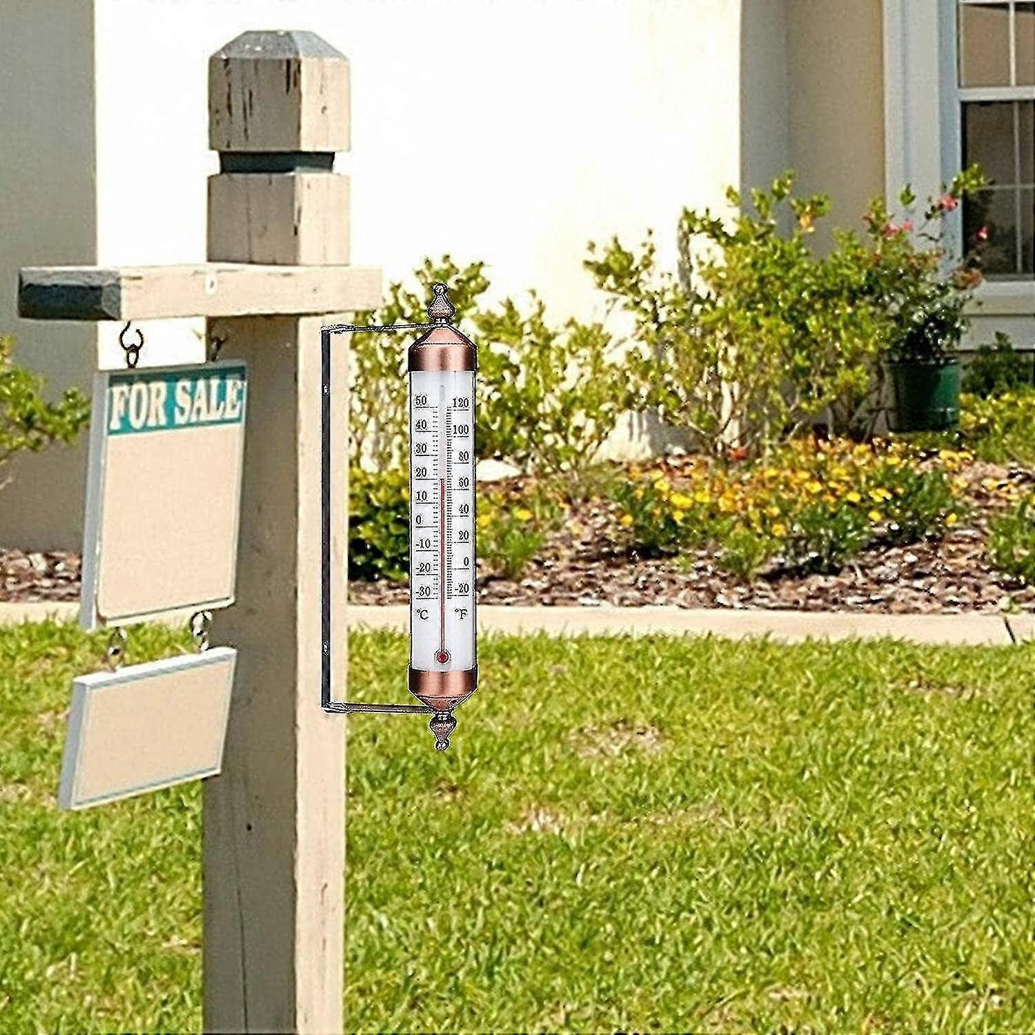 Outdoor Garden Thermometer, Large Outdoor Thermometer, For Garden ...