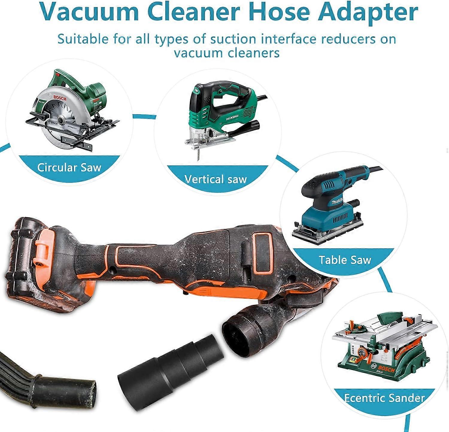 2Pcs Extraction Tubing Adapter Vacuum Reducer Adapter Vacuum Hose Adapter For Vacuum Cleaners ...