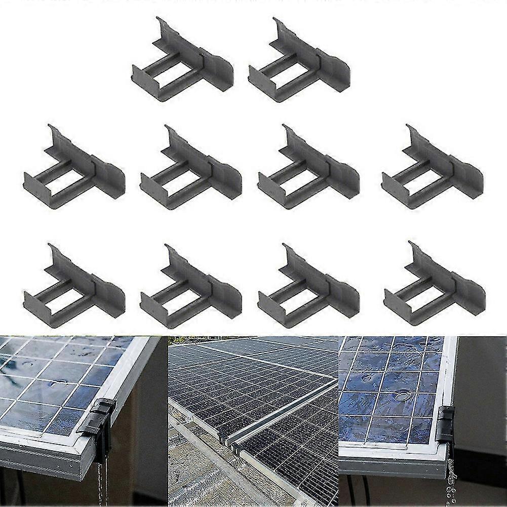 10pcs 30/35/40mm Solar Panel Water Drainage Clips Pv Modules Cleaning ...
