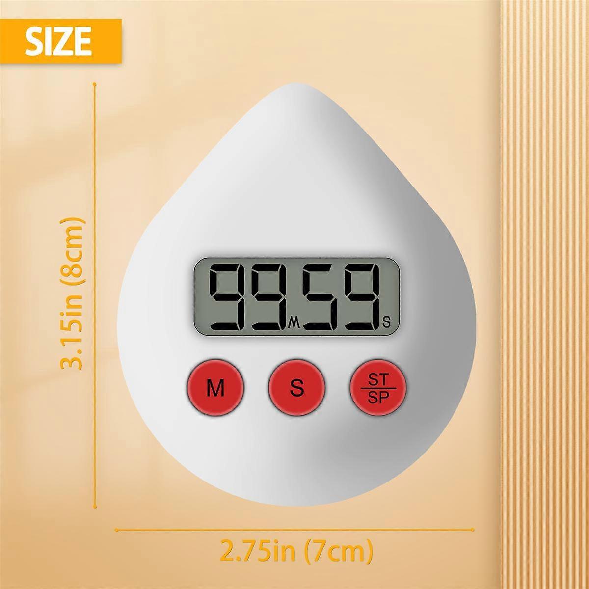 Digital Bathroom Clock Waterproof Shower Clock Timer Temperature ...