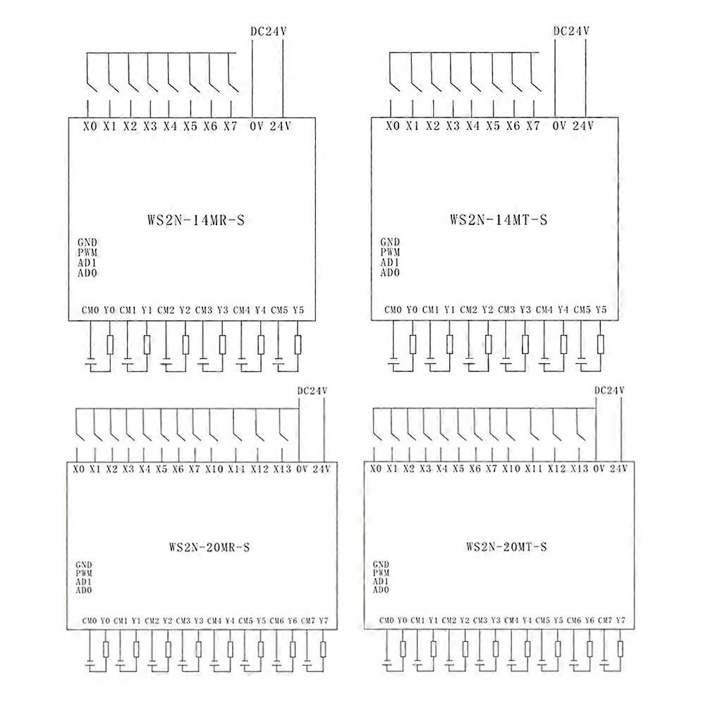 Portable PLC Industrial Control Board Programmable Logic Controller ...