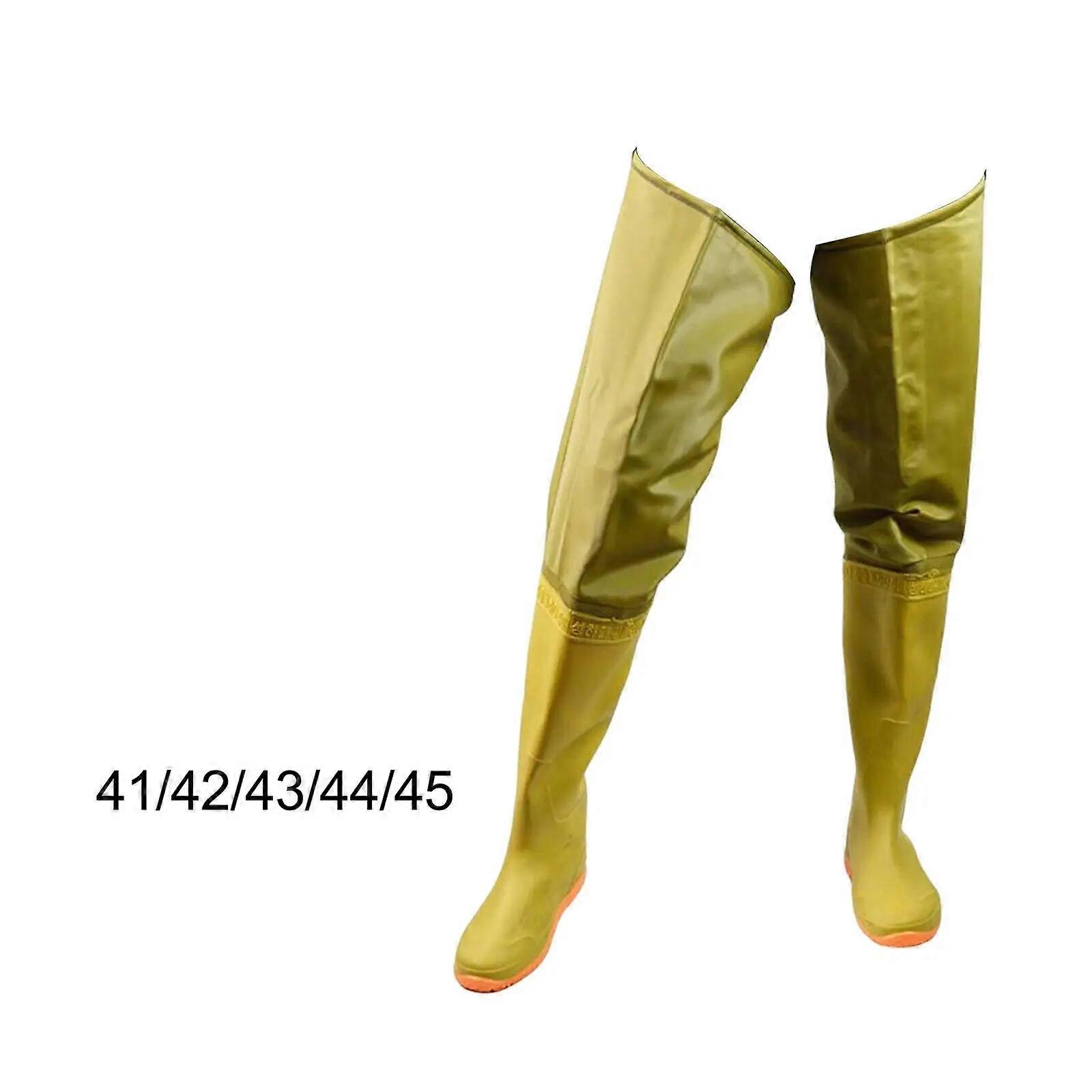 Hip Waders Waterproof Hip Boots Rain Boot Thigh Waders for Men Women ...