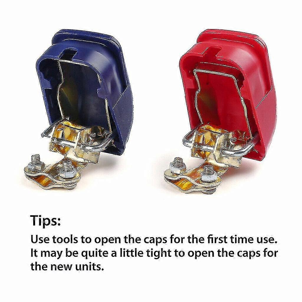 Universal 12v Quick Release Battery Terminal Clips For Car Vans Etc ...