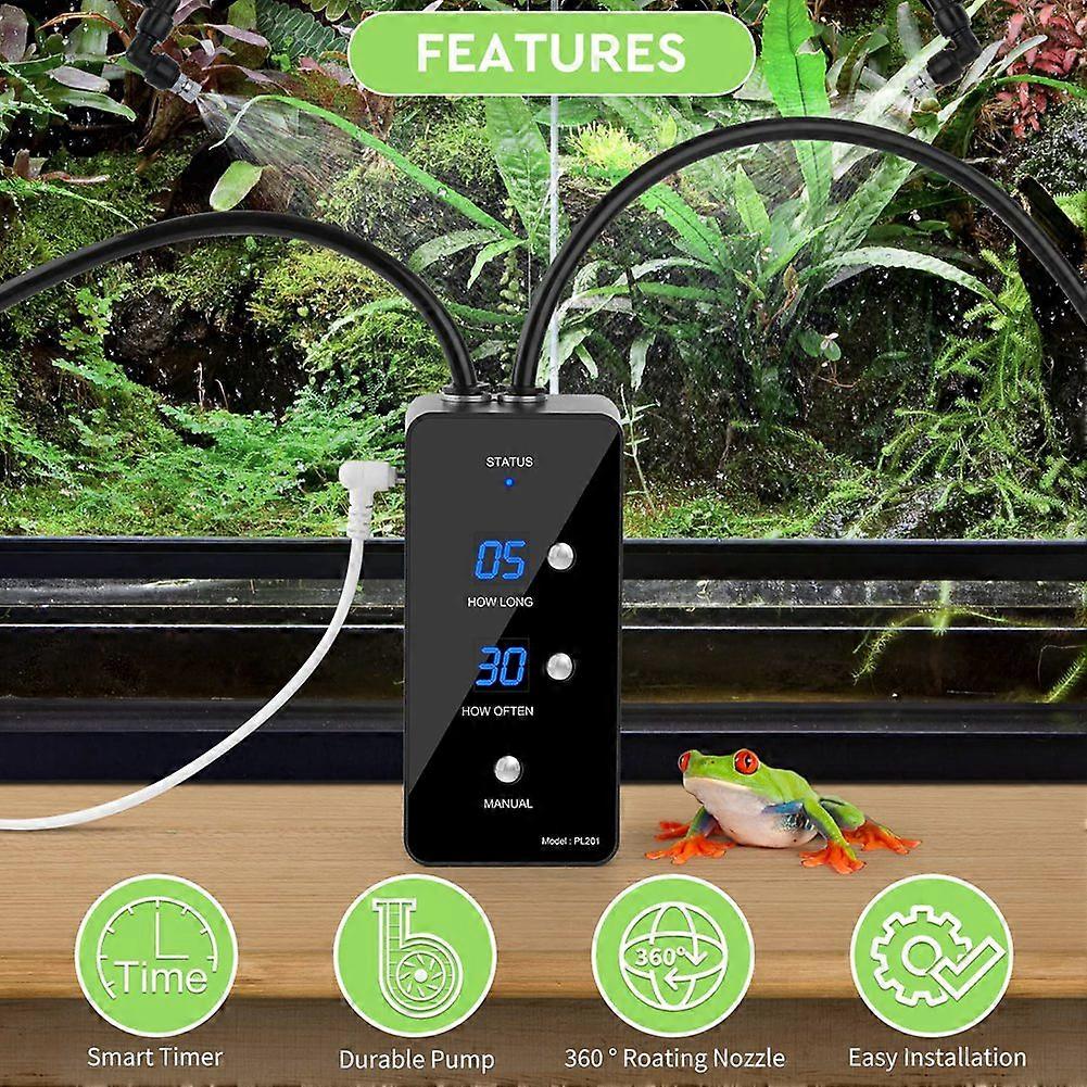 Reptile Humidifier, Misting System for Reptile Terrariums, Automatic ...