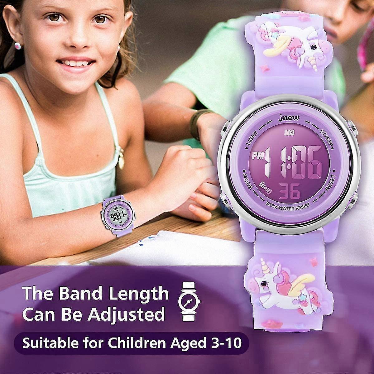 Wrist watch,Kids Watches Girl Watches Ages 3-12 Sports Waterproof 3D ...