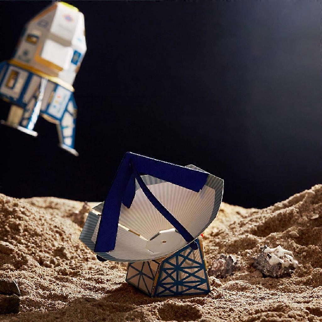 DIY Satellite Station Space Toy Set Paper Craft for Kids Science ...
