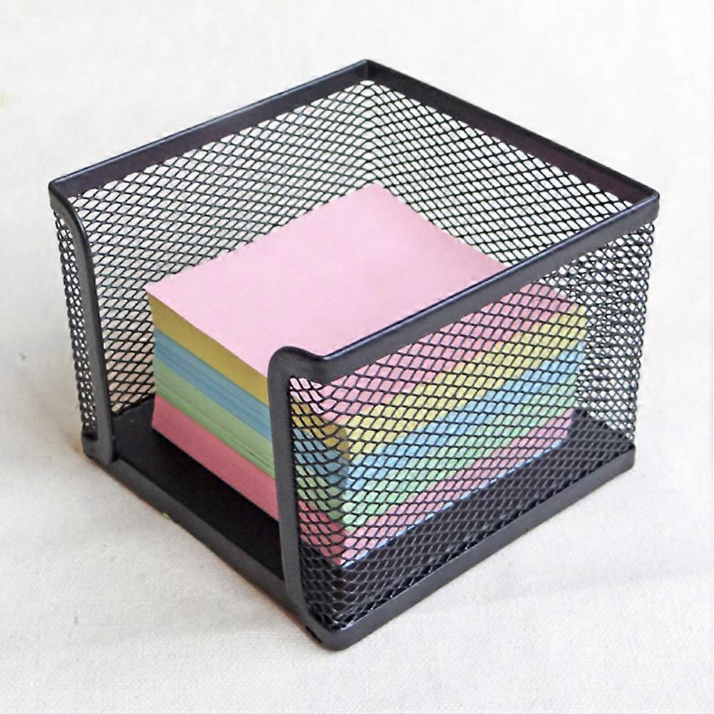Desk Dispenser Memo Sheets Cube Memo Note Dispenser Mesh File Holder ...