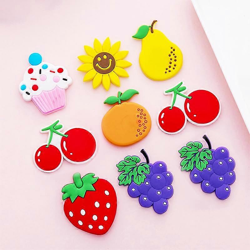 Mini Cartoon Fruit Strawberry/Grape/Cherry Magnet Fridge Refrigerator ...