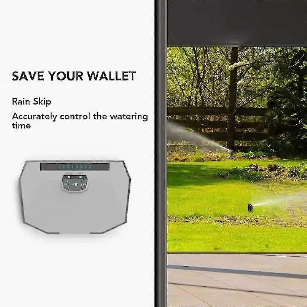 Sprinkler Controller 8 Zone Smart Automatic Irrigation Wi-Fi Wireless ...